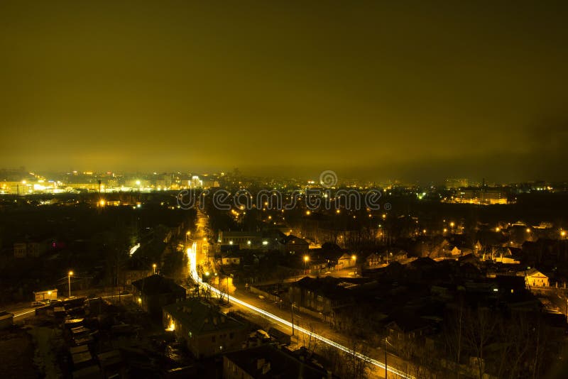 Night and the Bright Lights Stock Photo - Image of color, destinations ...