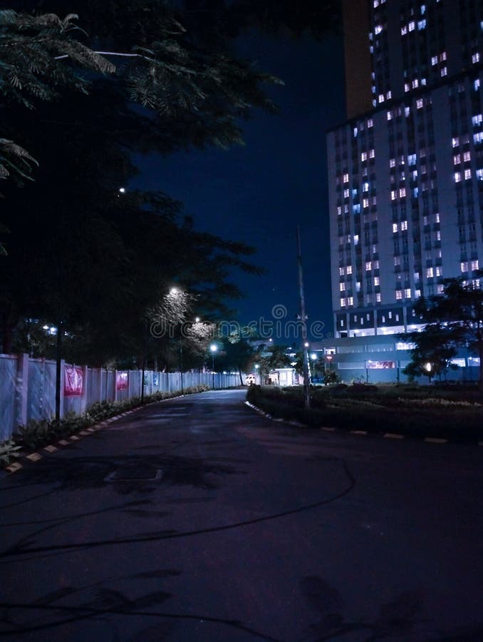 Night Building Modern Outdoor Architecture Home Classic Stock Photo ...