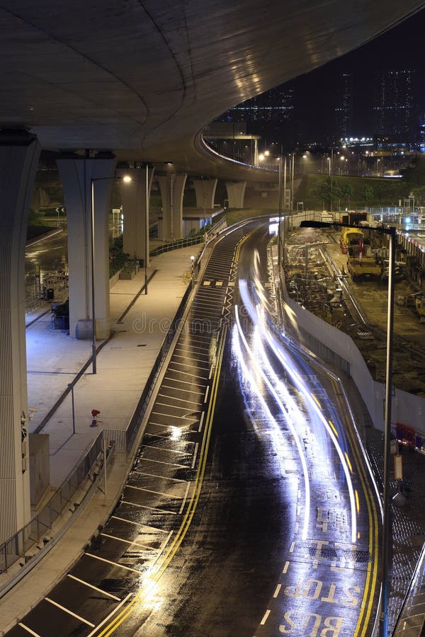 Bus Terminal At Night Picture. Image: 900611