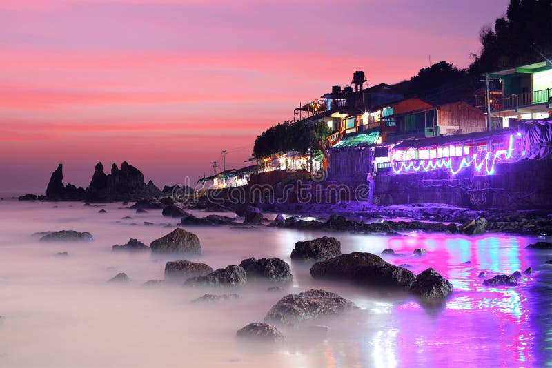 Night cafe editorial photography. Image of cafe, sunset - 60734132