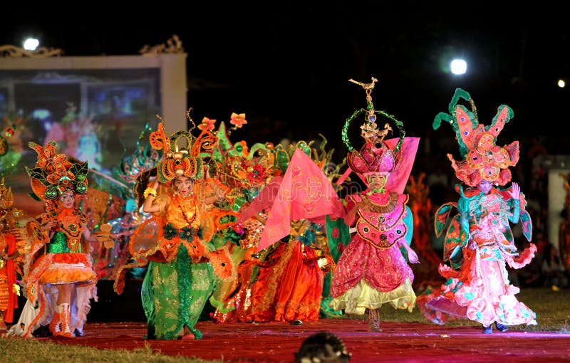 Night carnival editorial stock photo. Image of action - 41416838