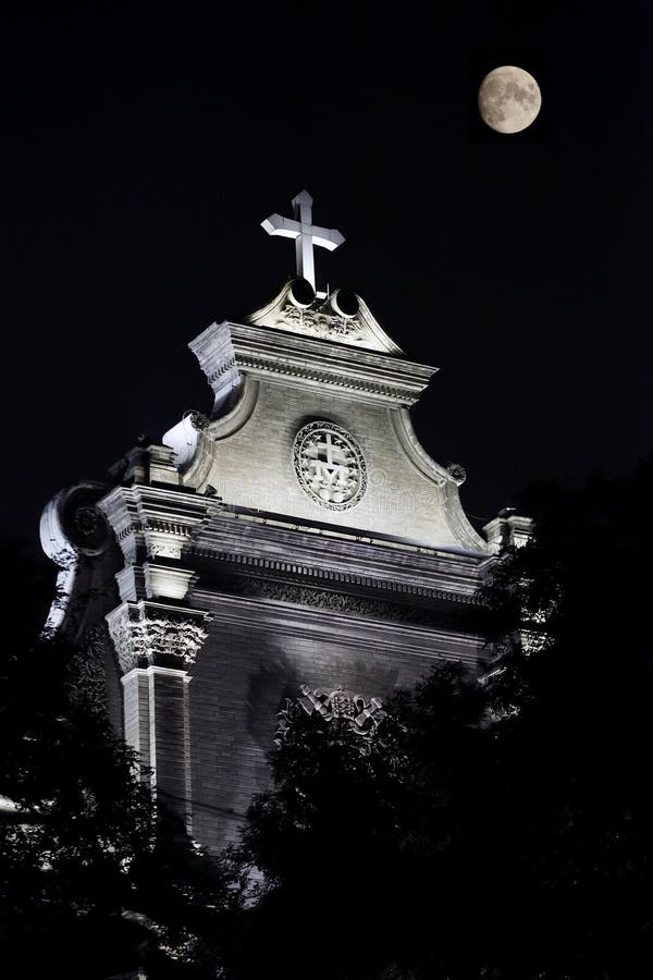 Night Church stock image. Image of humanity, architecture - 21423219