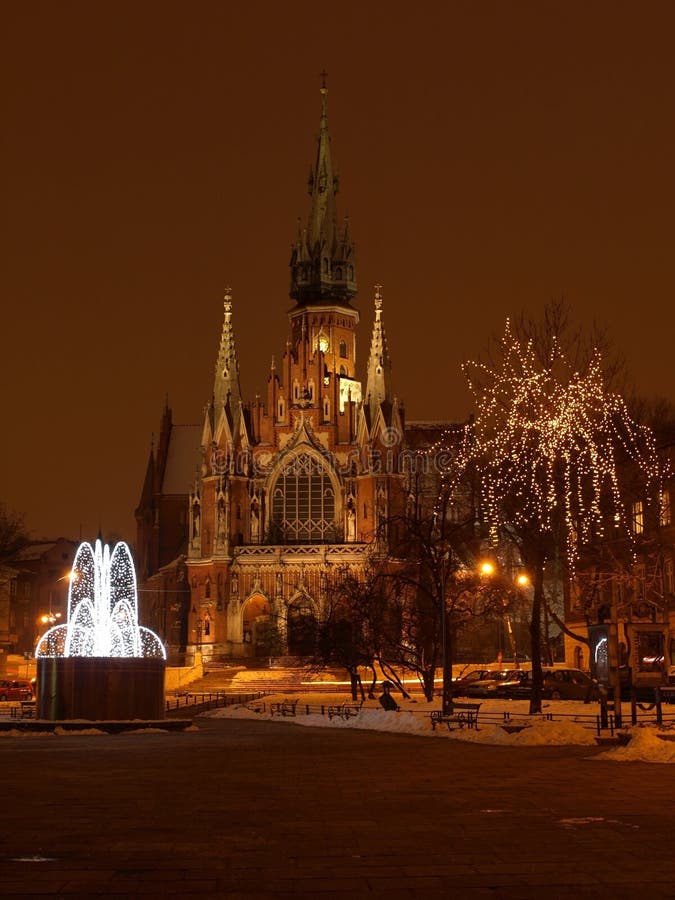 Night - church stock photo. Image of church, building - 8141500