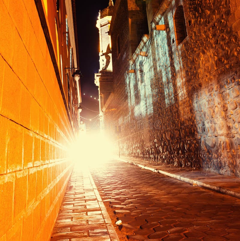 Night city stock image. Image of ancient, city, cityscape - 54181373