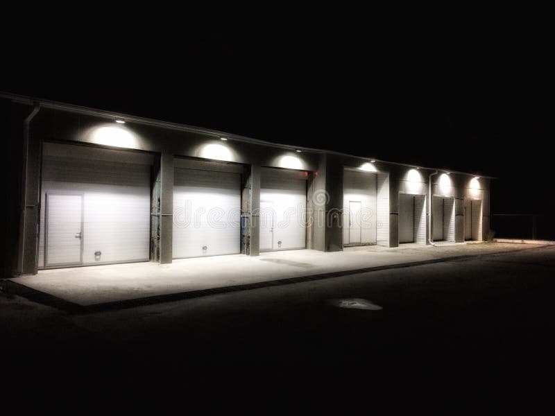 Night stock image. Image of storage, city, depot, night - 58576985