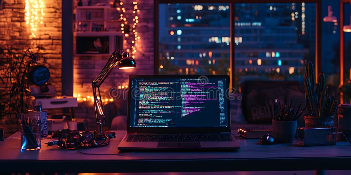 Cyberpunk Coder Stock Illustrations – 283 Cyberpunk Coder Stock ...