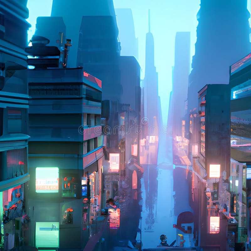 Cyber Punk World Stock Illustrations – 322 Cyber Punk World Stock ...