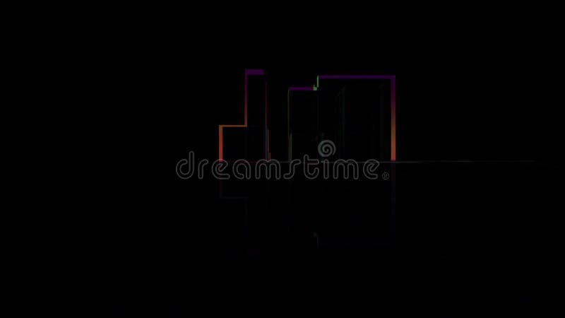 Night City with Highway Traffic, Building Lights, and Car Headlights ...