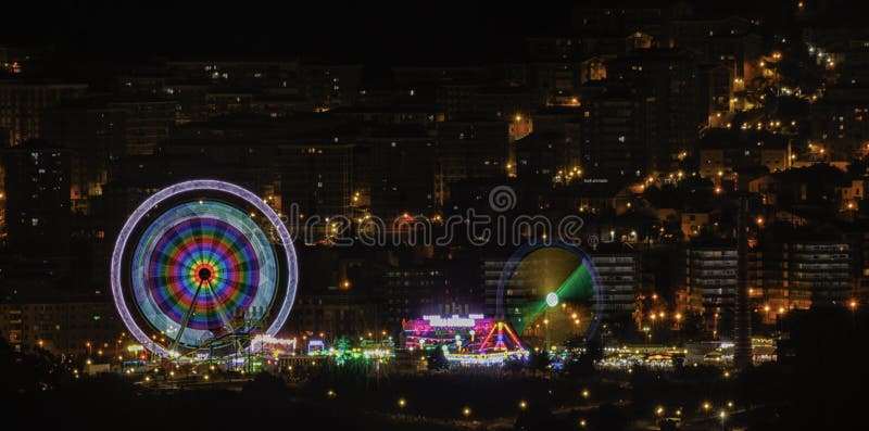 In the night stock photo. Image of fantasy, playland - 137504606