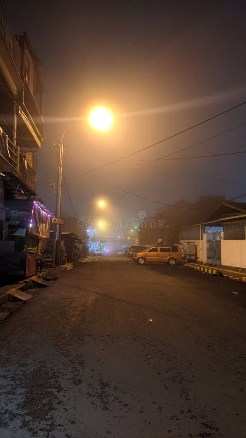 Night City in Java Indonesia Stock Image - Image of batu, city: 264667001