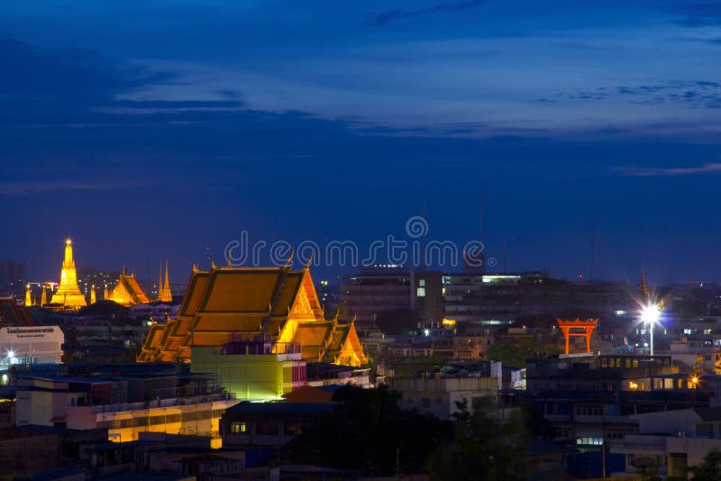 Night city stock image. Image of landmark, travel, dark - 33424489