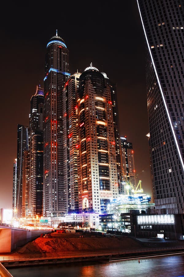 Dubai Night City Night Lights Night Evening Romance Window Light ...