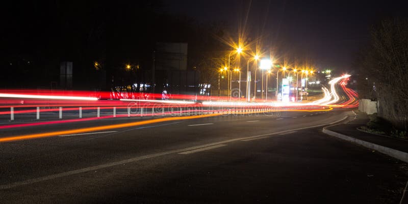 Night city rush stock image. Image of famous, light, dusk - 38749233