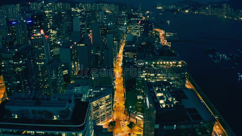 Night City Top View. the Lights. Lanterns Stock Image - Image of ...
