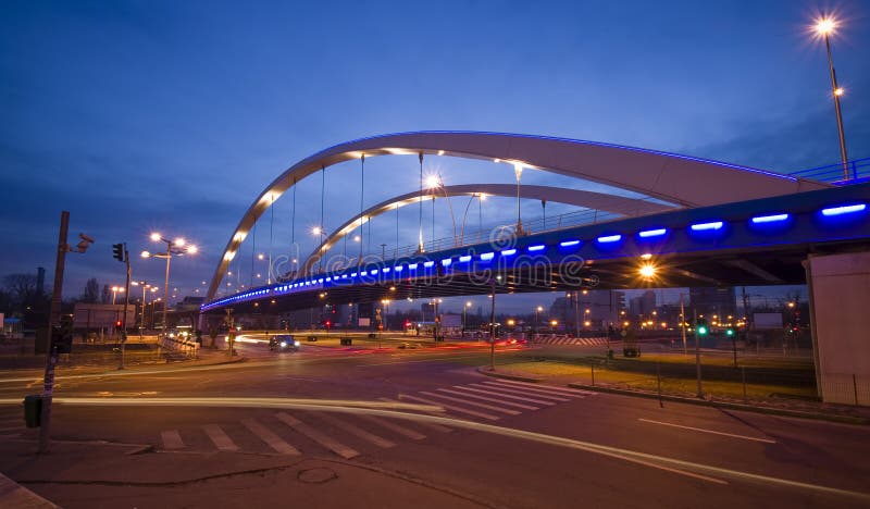 Night city traffic stock photo. Image of bucharest, night - 29387930