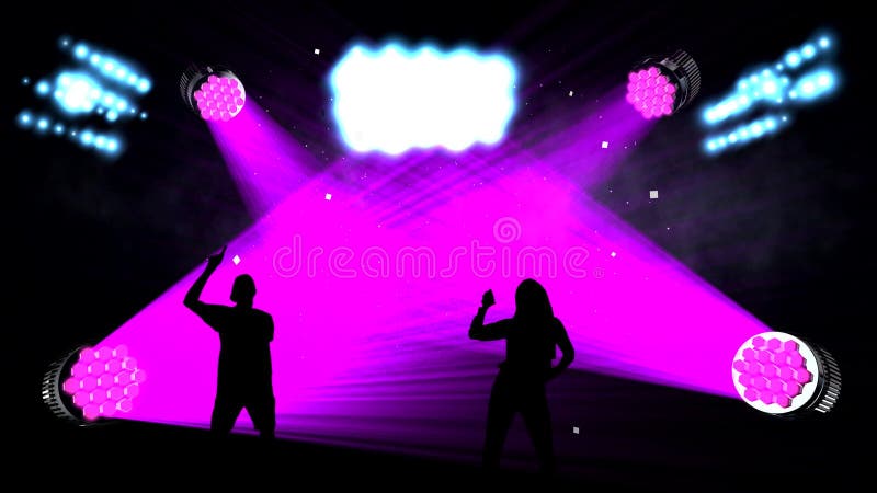 Night Club Party Animation. 4 K Stock Video - Video of club, 1920x1080 ...