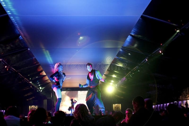 Dancers in the club editorial stock image. Image of attractive - 18455184