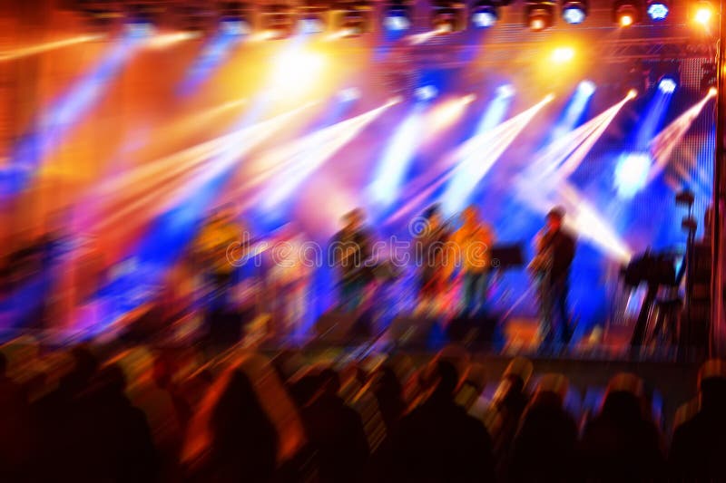 Night concert stock image. Image of melody, lighting - 47652769