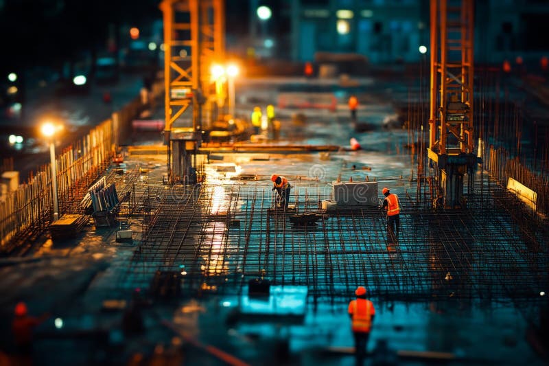 Construction Workers Graphic Night Stock Photos - Free & Royalty-Free ...