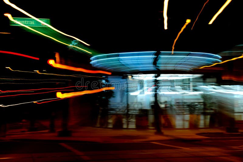 Night at convenience store stock photo. Image of movement - 8019588