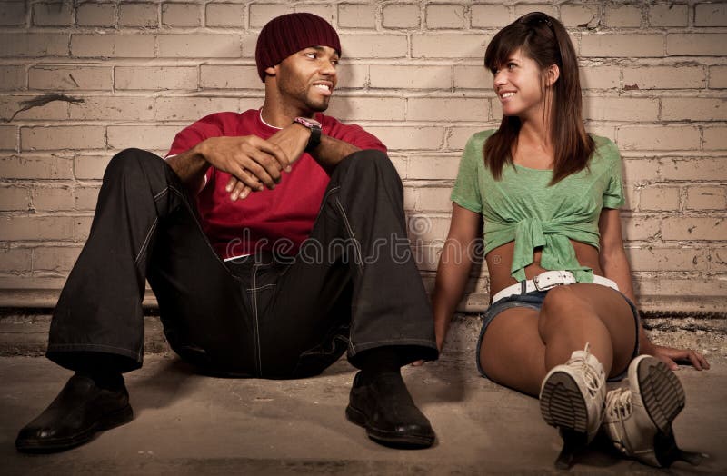 Night Couple Portrait - Sitting Stock Photo - Image of date, cute: 22159226