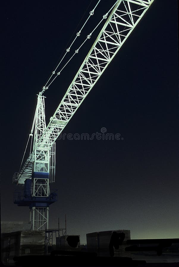8,787 Construction Crane Night Stock Photos - Free & Royalty-Free Stock ...