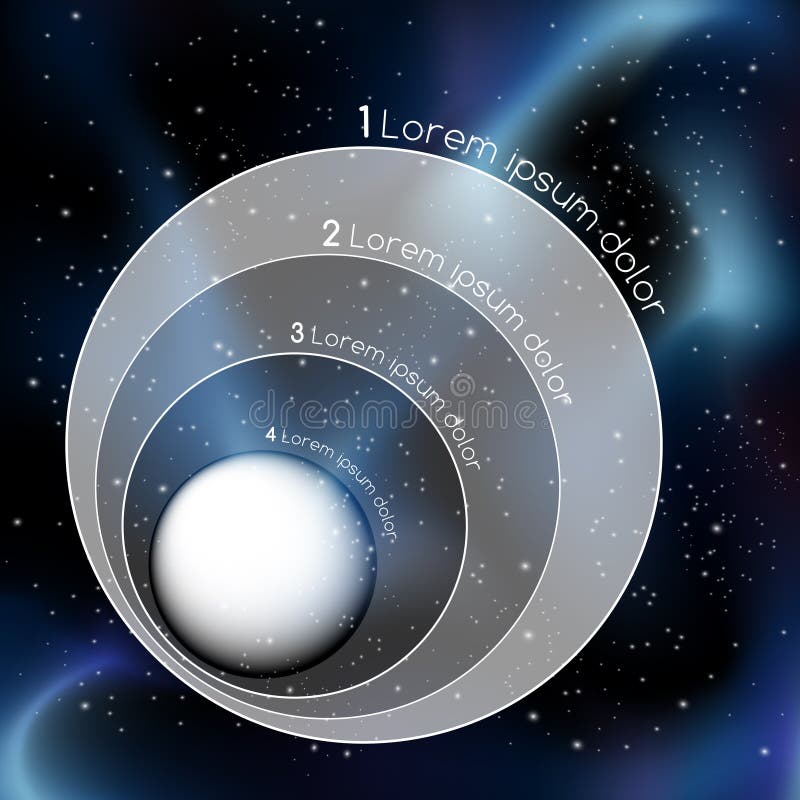 Night, deep sky stock vector. Illustration of circle - 58387512
