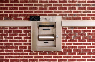 Night deposit box stock photo. Image of depository, banking - 1371796