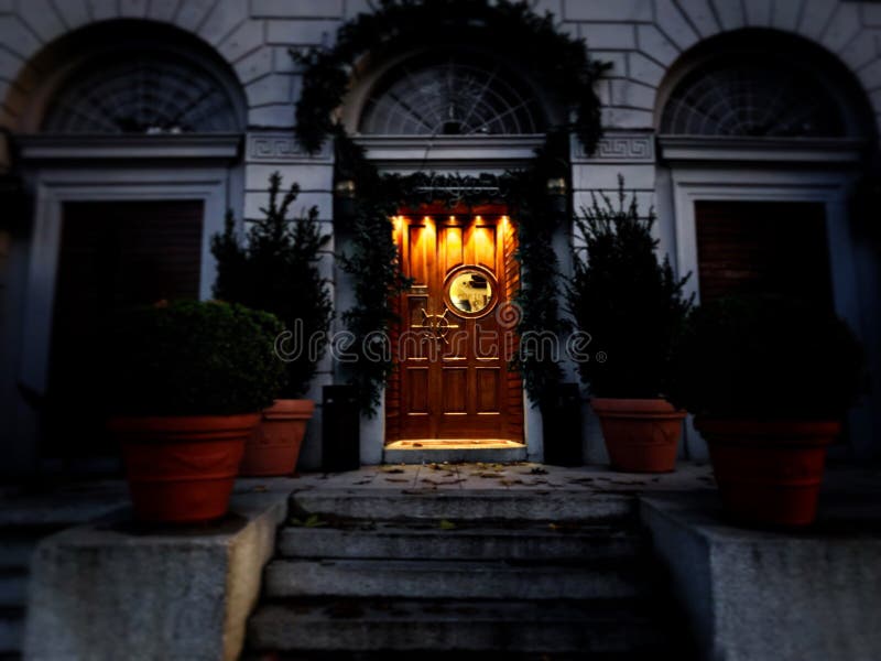 A night door sign stock image. Image of hobbies, baby - 32331949