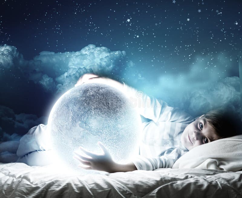 Night dreaming stock image. Image of nice, dream, hand - 41901719