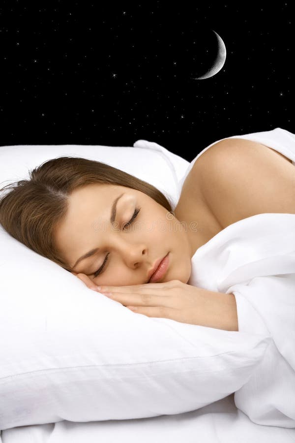 Night dreams stock image. Image of caucasian, dark, healthy - 9202337