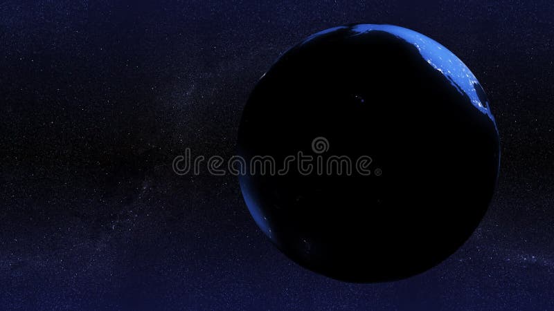 Night earth zoom in stock video. Video of globe, ocean - 36227668