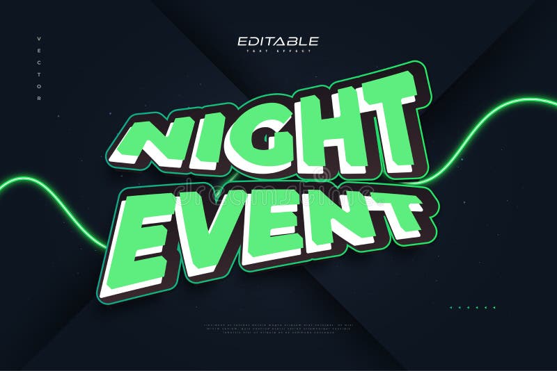 Editable Text Effects Black Stock Illustrations – 380 Editable Text Effects Black Stock ...