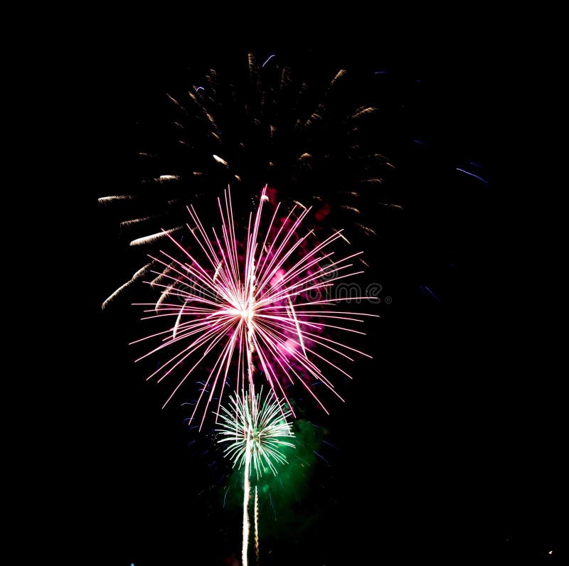 Night explosion stock photo. Image of explosion, amazing - 154439966
