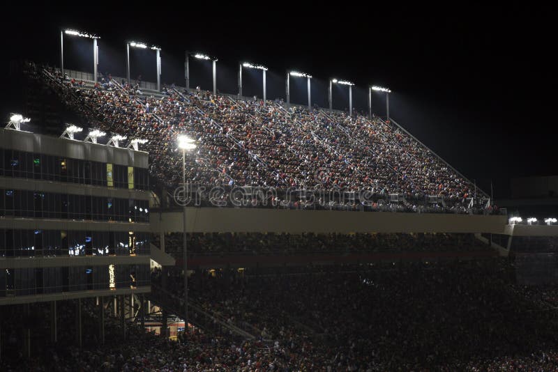 Night Fans stock photo. Image of nascar, motor, fans, coca - 3404850