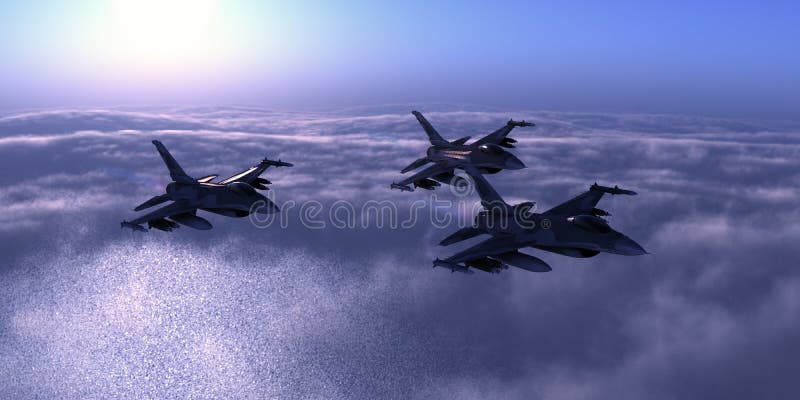 Night fighters stock illustration. Illustration of army - 40045023