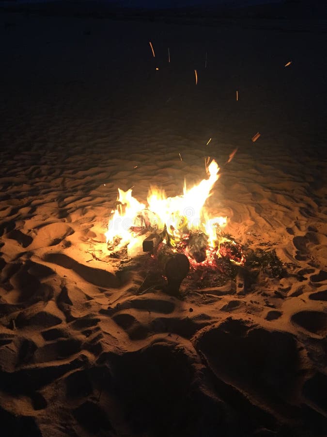 Night fire stock photo. Image of nature, energy, campfire - 75743376