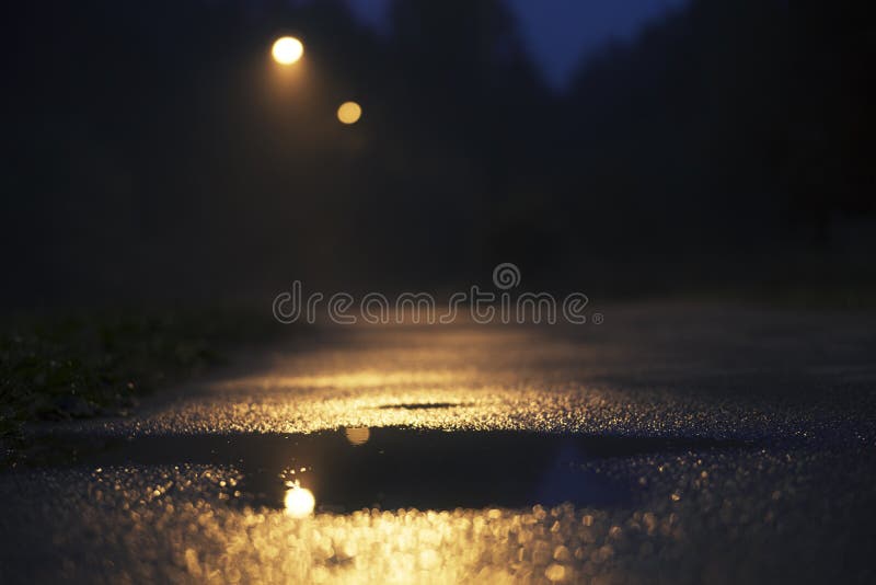 Night Glowing in the Outdoor Stock Photo - Image of dark, outdoor ...