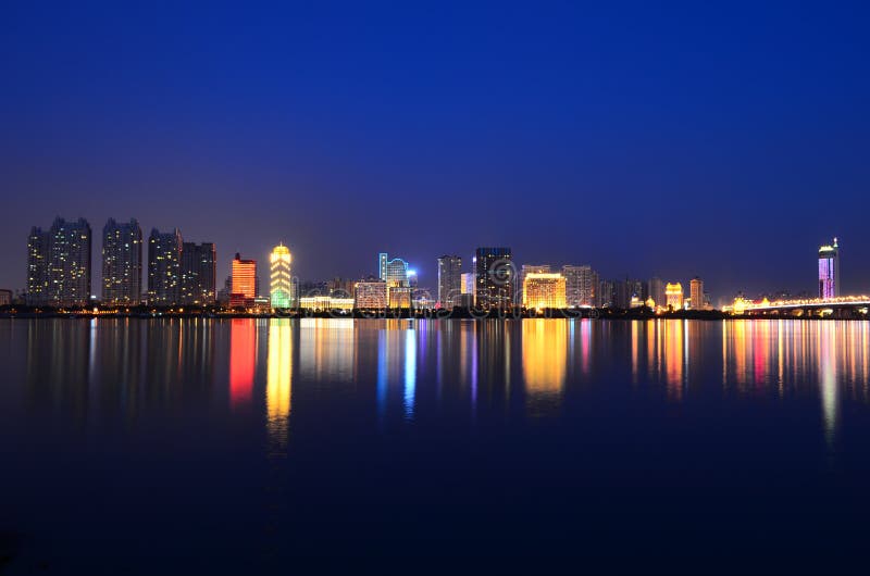 The Night of Harbin stock image. Image of china, beautiful - 25732439