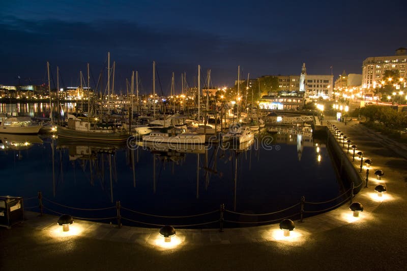Night at the harbour stock photo. Image of sail, nice - 3684702