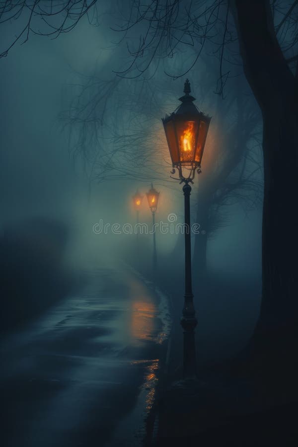 Night Highway and Burning Red Traffic Lights Stock Photo - Image of ...