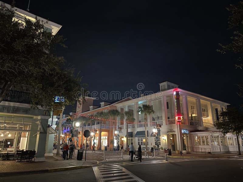 Night Image Celebration Florida USA Editorial Photography - Image of ...