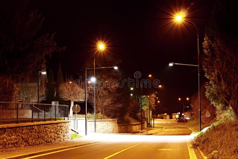 Night intersection stock image. Image of city, dark, cars - 62466567