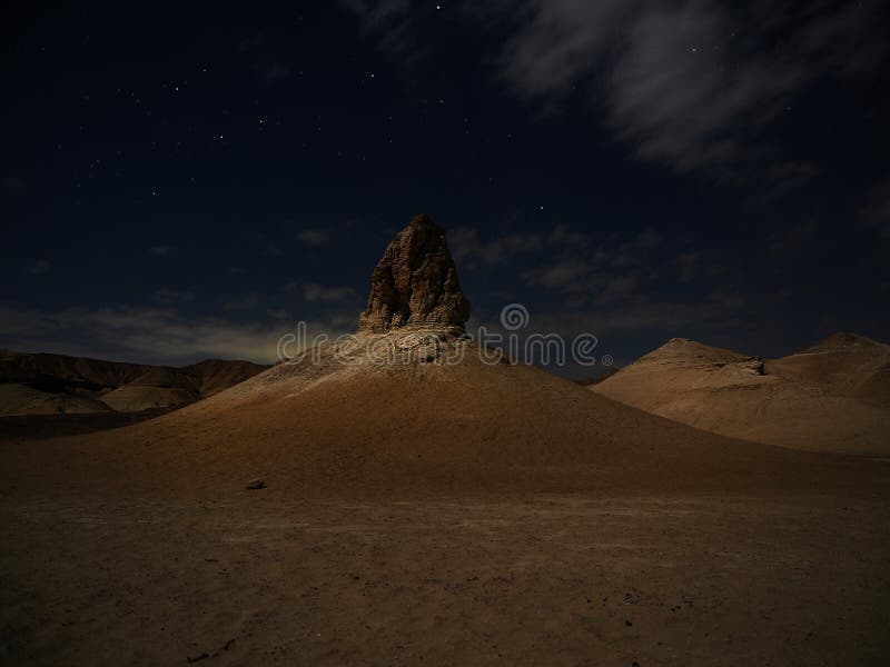 Night Judean Desert stock photo. Image of clouds, tourism - 259331108