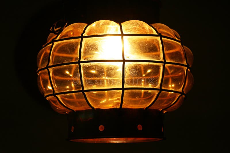 Night lamps stock image. Image of living, house, bulb - 12541837