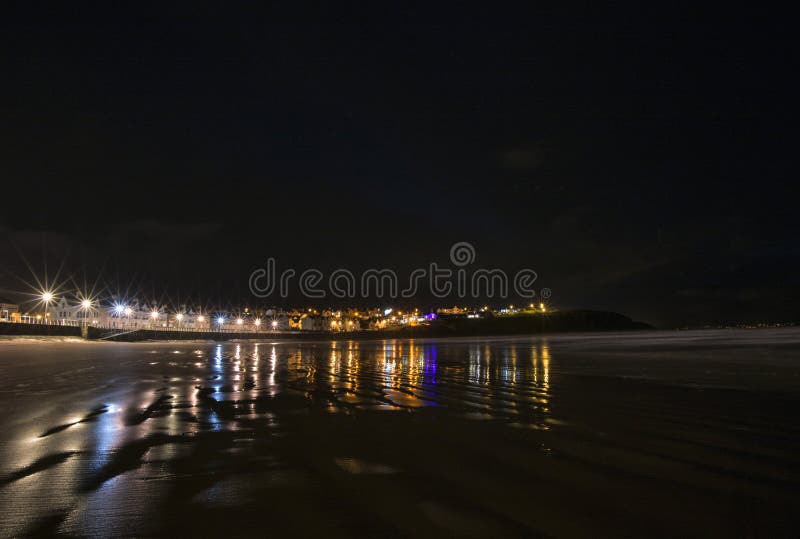 Night landscape stock photo. Image of night, seaside - 110576878
