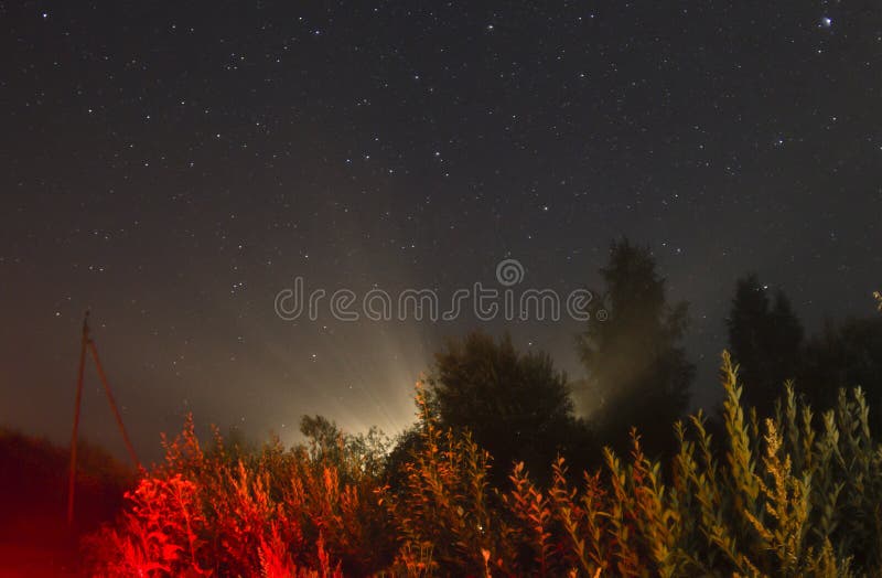 Night landscape stock image. Image of bright, night, speed - 58306631