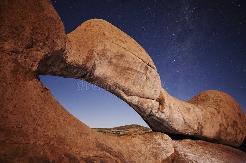 Night Landscape in Rocky Environment Stock Image - Image of morning ...