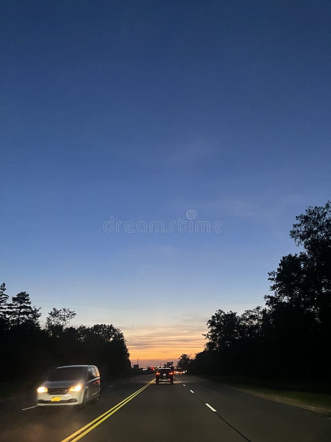 Night stock photo. Image of night, drive, late, trees - 267375226