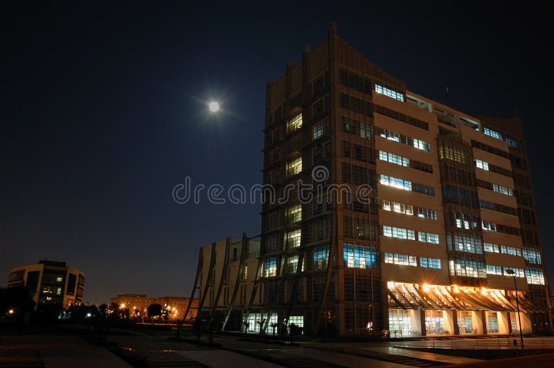 Night Library stock image. Image of 27th, night, friend - 3253477